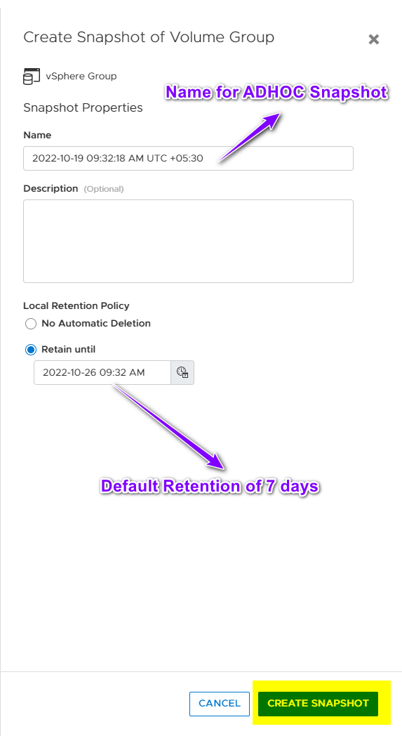 How To Create A Snapshot Of A Volume Group On Dell Powerstore